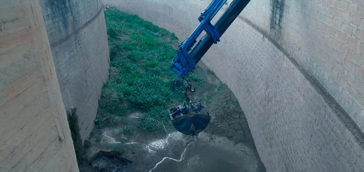Mejoras en las instalaciones del azud de Cajil - Sando