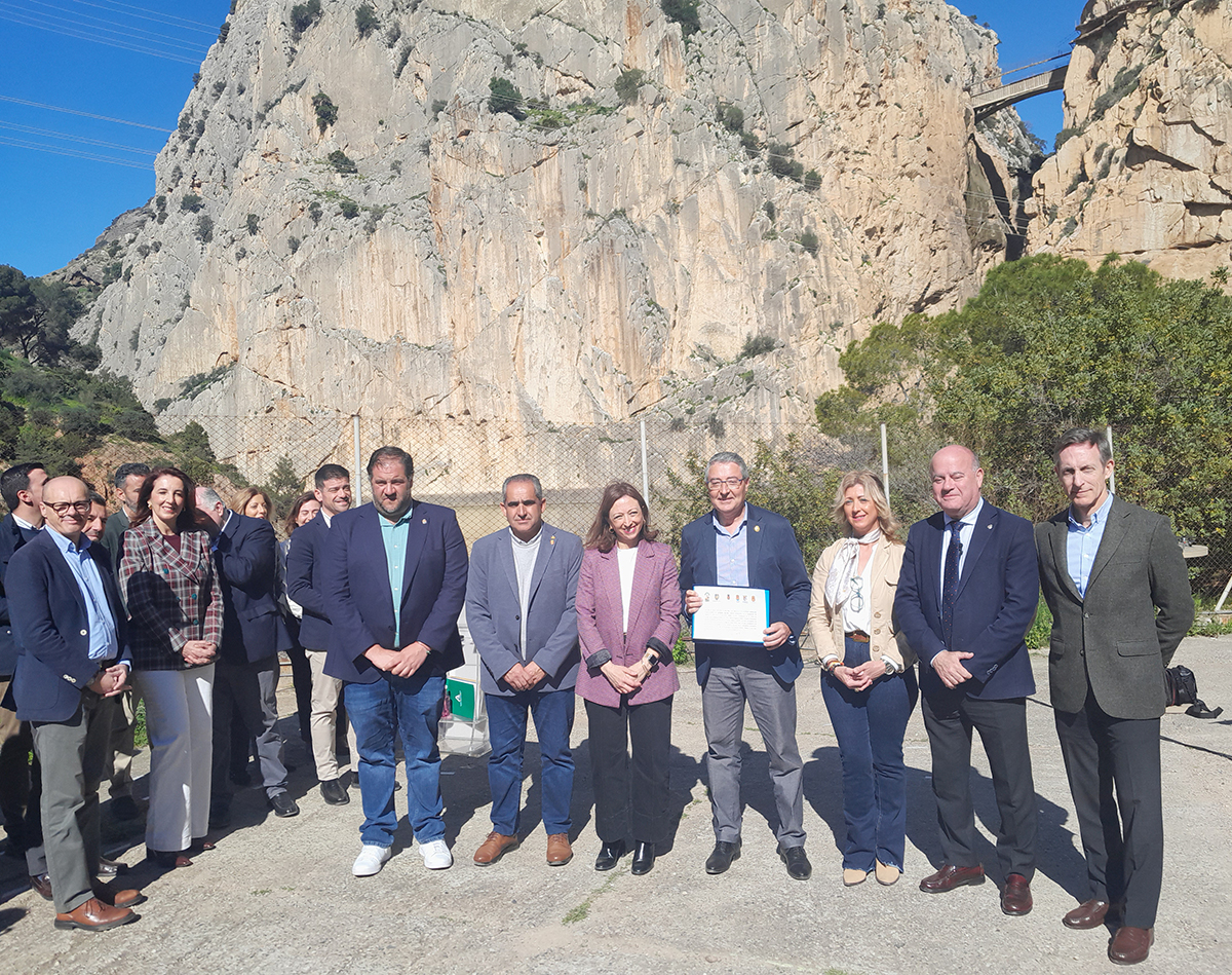 Sando to build the longest suspension bridge at the Caminito del Rey